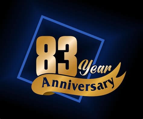 Premium Vector 83 Year Anniversary Ordinal Number Counting Vector Art