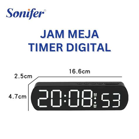 Jual Sonifer Jam Timer Digital Jam Meja Alarm Timer Dapur Timer Mundur Countdown Timer Maju