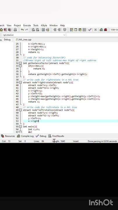 160 Left Rotation Avl Tree Data Structure And Algorithm Codingod Youtube