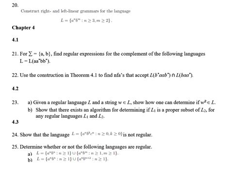 solved construct right and left linear grammars for the