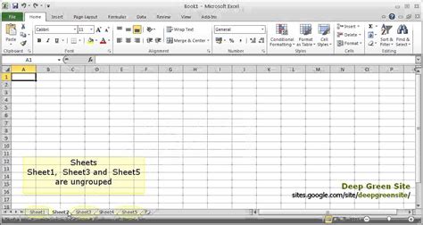 How To Ungroup Worksheets In Excel