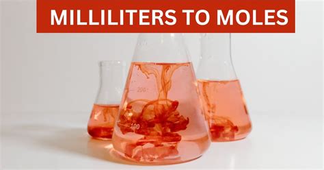 Science How Many Moles Are In 20 ML