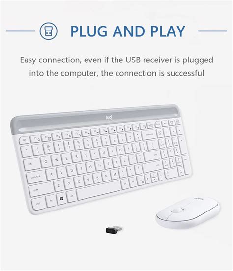 Logitech MK470 Keyboard Mouse Combos Bluetooth 2 4Ghz Wireless Ultra Thin Silent Set Alibaba Com