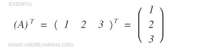 Transpose Of Matrices Andrea Minini