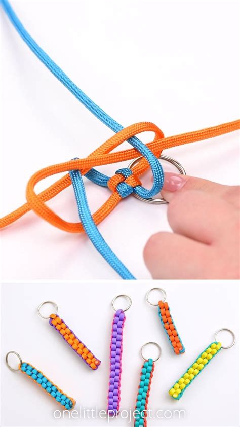Diy Paracord Keychain Artofit