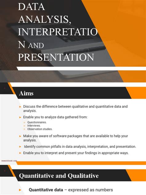 Chapter 8 Data Analysis And Presentation Pdf Data Analysis