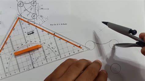 رسم أعدادي هندسة المماسات 4 Youtube