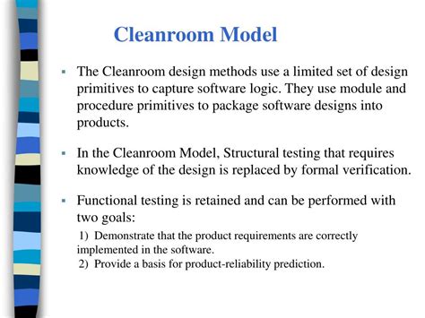 Ppt Cleanroom Software Engineering Powerpoint Presentation Free Download Id3375673