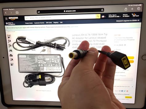 Will This Dc Square Female Plug To Male X Mm Power Adapter And Lenovo W V A Slim