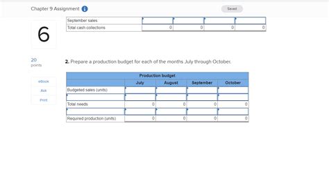 Solved Chapter 9 Assignment A Saved Help Sa Problem 9 19