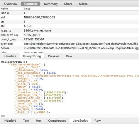 Charles Proxy Detail Query String View Ad Ops Insider
