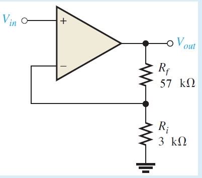 For The Following Amplifier Circuit The Op Chegg Com