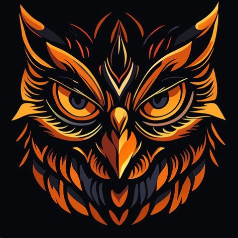 Premium Vector Discover The Beauty Of Owl Face Illustration Premium Vector Discover The Beauty Of Owl Face Illustration