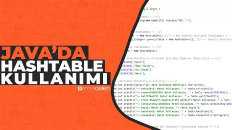 Java Hashtable Nedir Emre Çelen