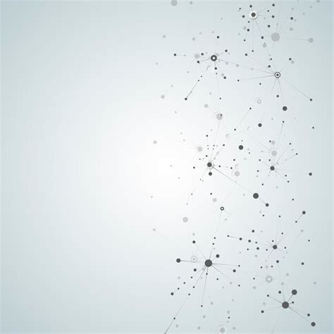 Premium Vector Molecular Atom Line Connection Background Abstract