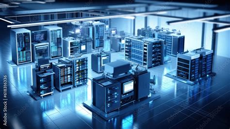 Comprehensive IT Infrastructure Setup Including Servers Switches Routers And Structured