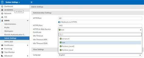 Technical Tip How To Upload And Set Local Certifi Fortinet Community