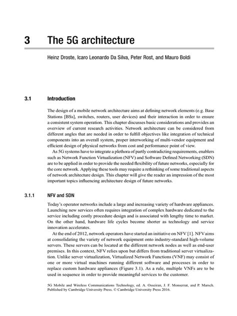 5g Architecture Pdf Computer Network Virtual Machine