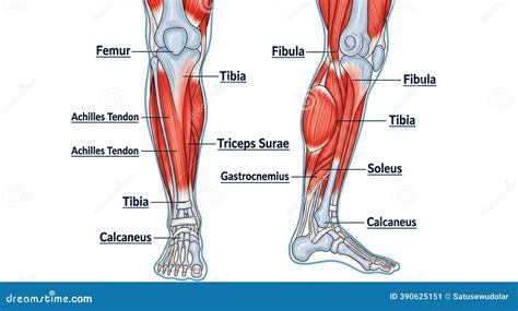 Leg Tendons Diagram
