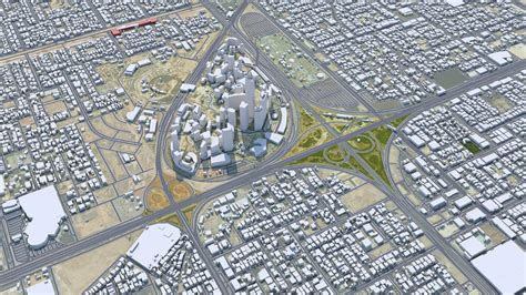 King Abdullah Financial District Kafd Riyadh 5km 3d Model By 3dstudio