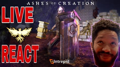 Ashes Of Creation Tank Reveal Live Reaction Ashes Of Creation Videos