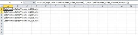 Methods To Copy The List Of All File Names In A Folder Into Your Excel Worksheet