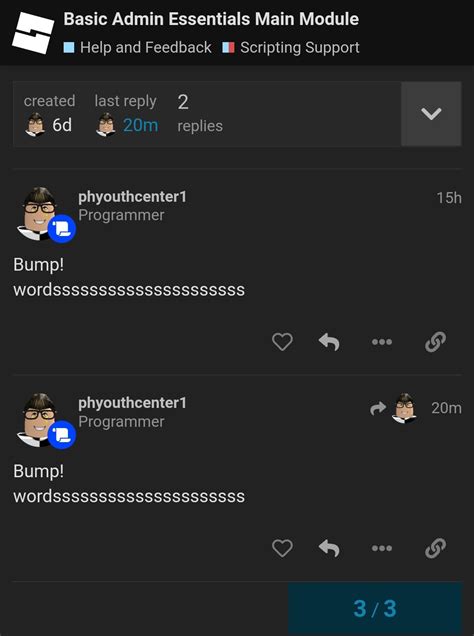 Basic Admin Essentials Main Module Scripting Support Developer