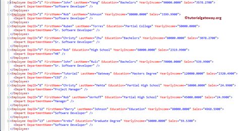 Sql For Xml Auto