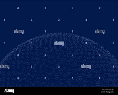 Abstract Particle Background With Copy Space Sphere Vector Illustration Stock Vector Image