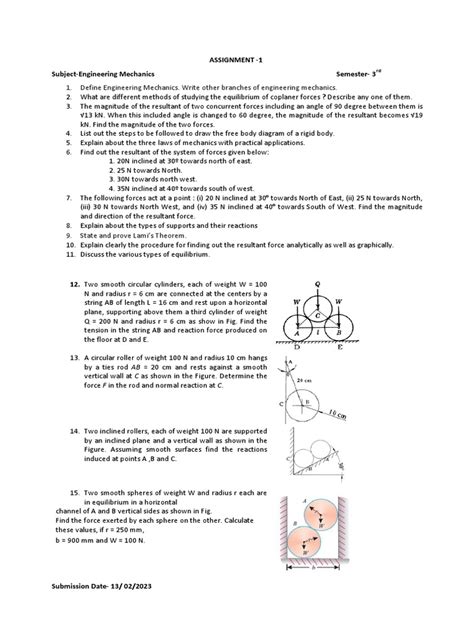Em 3rd Sem Assignment Pdf Force Sphere