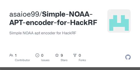 Github Asaioe99simple Noaa Apt Encoder For Hackrf Simple Noaa Apt Encoder For Hackrf