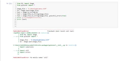 Python Module Missing While The Module Trying To Import Is Already