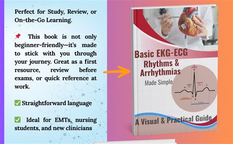 Basic Ekg Ecg Rhythms And Arrhythmias Made Simple A Beginner Friendly