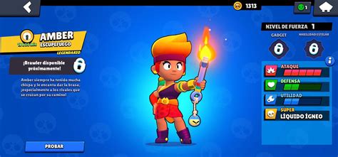 Brawl Stars Amber Nuevo Brawler Legendario Habilidades Estadísticas