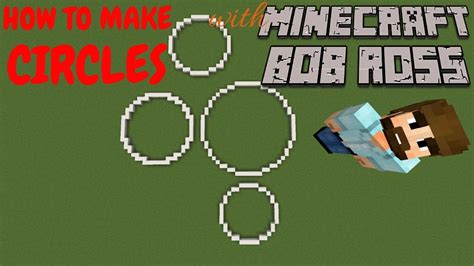 How To Make Circles In Minecraft YouTube