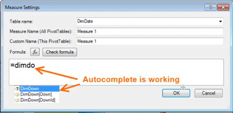 Fix Dax Autocomplete When It Stops Working