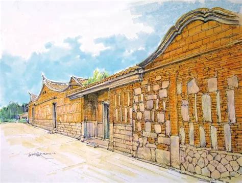 古厝图片手绘 古厝图片 闽南古厝图片简笔画 大山谷图库