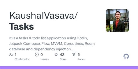 Github Kaushalvasava Tasks It Is A Tasks Todo List Application Using Kotlin Jetpack
