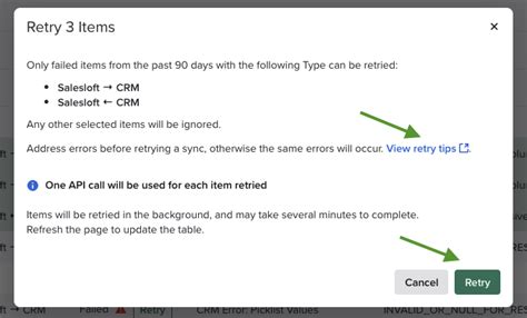 View Crm Sync Logs