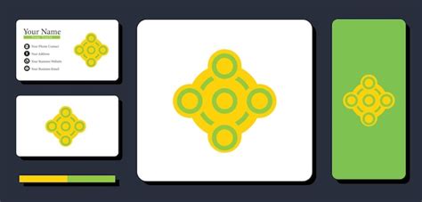 추상적인 로고 영감 프리미엄 벡터