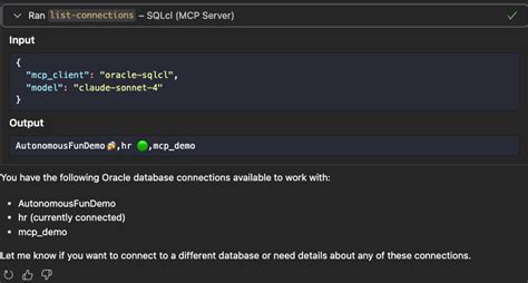 Getting Started With Our Mcp Server For Oracle Database