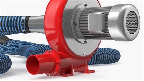 Exhaust Fume Extraction System Twin Duct Rigged 3d Model 59 Max