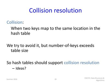 Cse373 Data Structures And Algorithms Lecture 6 Hash Tables Ppt Download