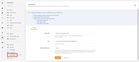 Prestashop Orders Integration