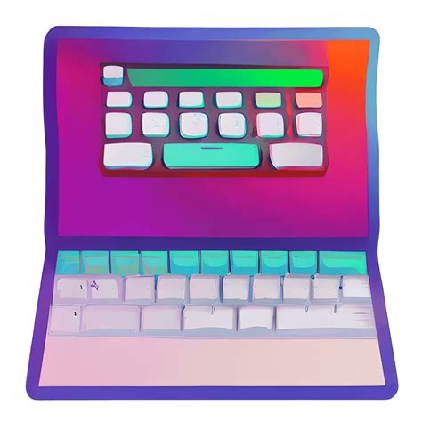 Futuristic Keyboard Graphic · Creative Fabrica