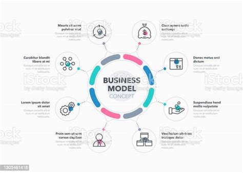 설명에 대한 8 단계와 장소와 비즈니스 모델 다이어그램에 대한 간단한 개념 8에 대한 스톡 벡터 아트 및 기타 이미지 8 인포그래픽 차트 Istock
