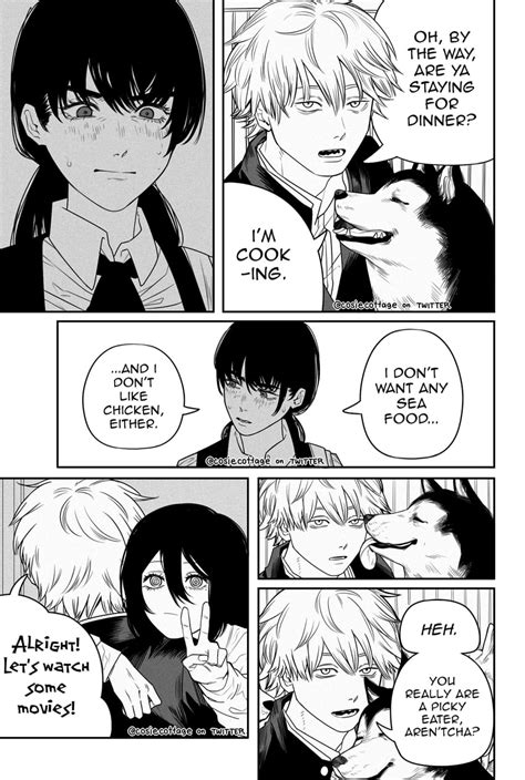 Denji Mitaka Asa And Nayuta Chainsaw Man Drawn By Cosiecottage