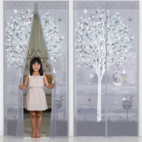 프리미엄 일체형자석 현관방문 모기장 시크릿가든 다샵