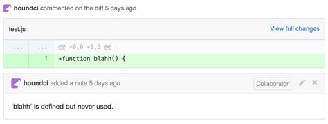 Hound Reviews Javascript For Style Violations