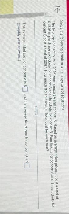 Solved Solve The Following Problem Using A System Of